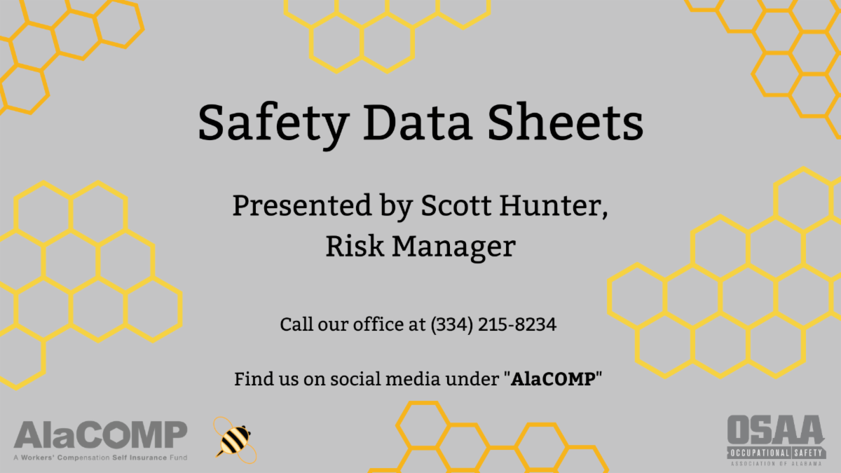 AlaCOMP | Safety Awareness: Safety Data Sheets
