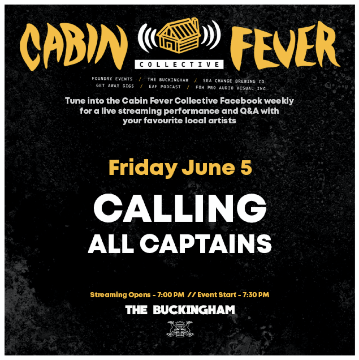Calling All Captains Calling All Captains Announces Live Stream ...