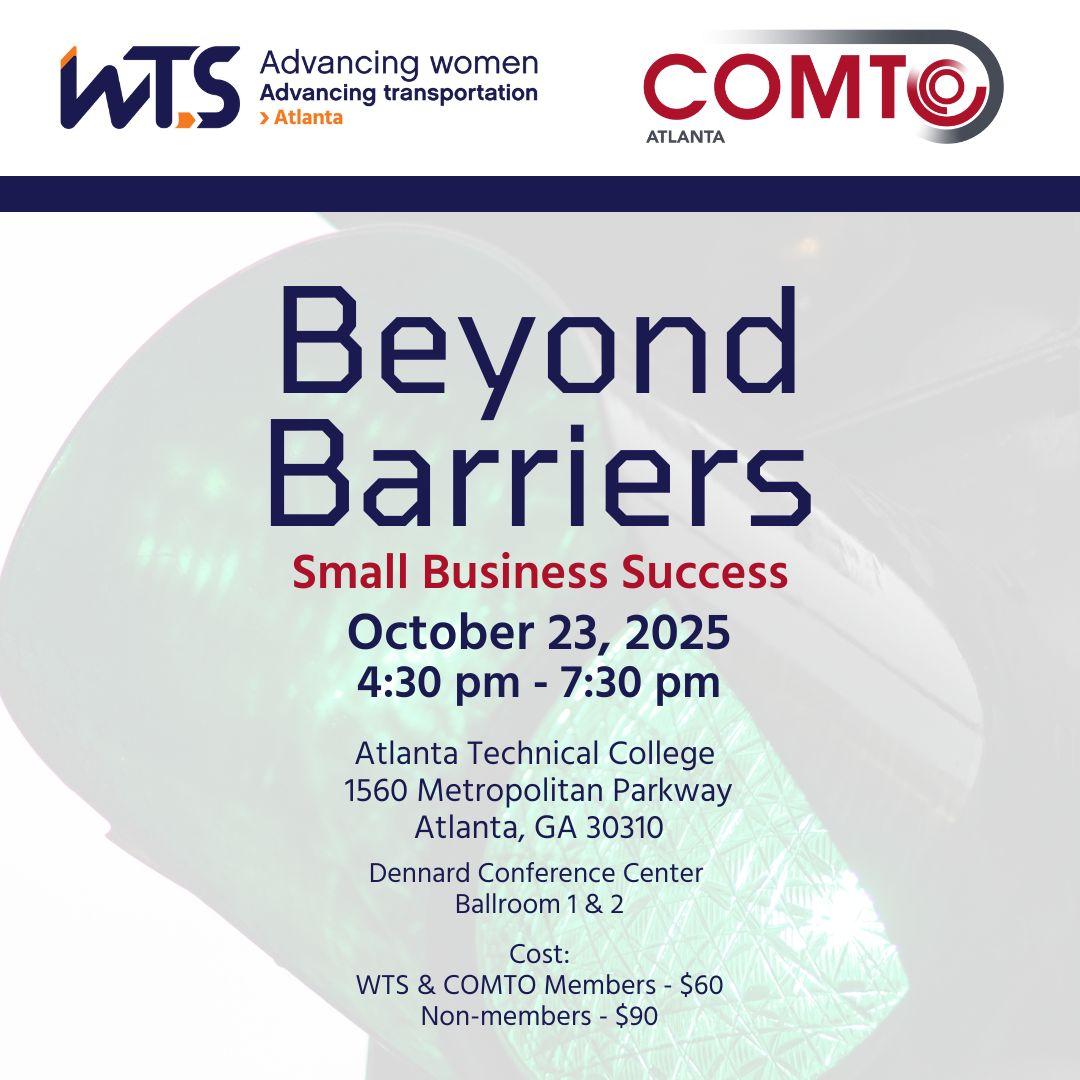 WTS Atlanta & COMTO Atlanta Beyond Barriers: Small Business Success