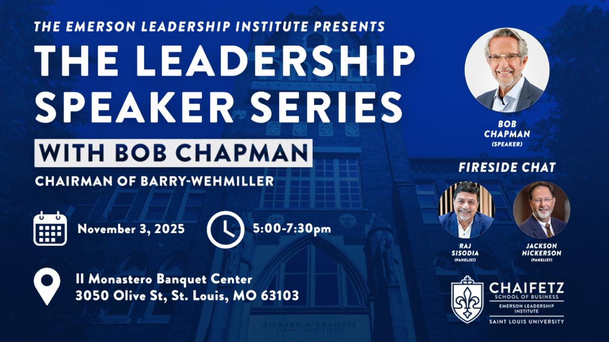Leadership Speaker Series with Bob Chapman