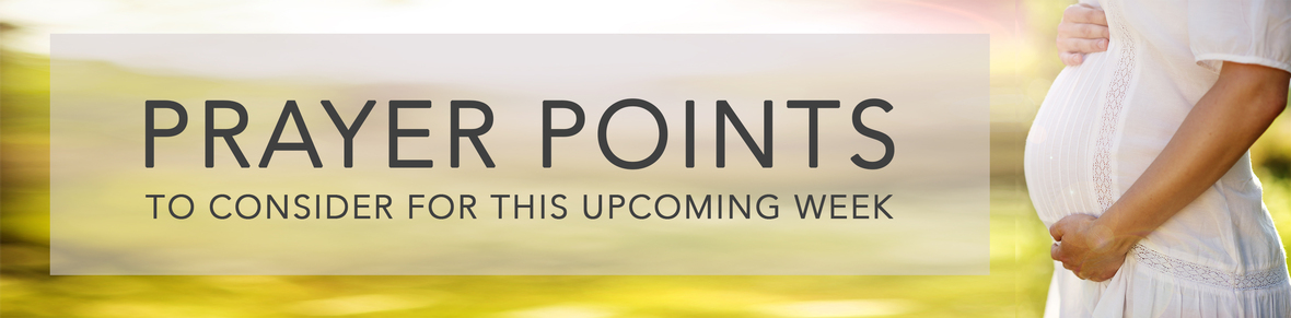 Weekly Prayer Directives