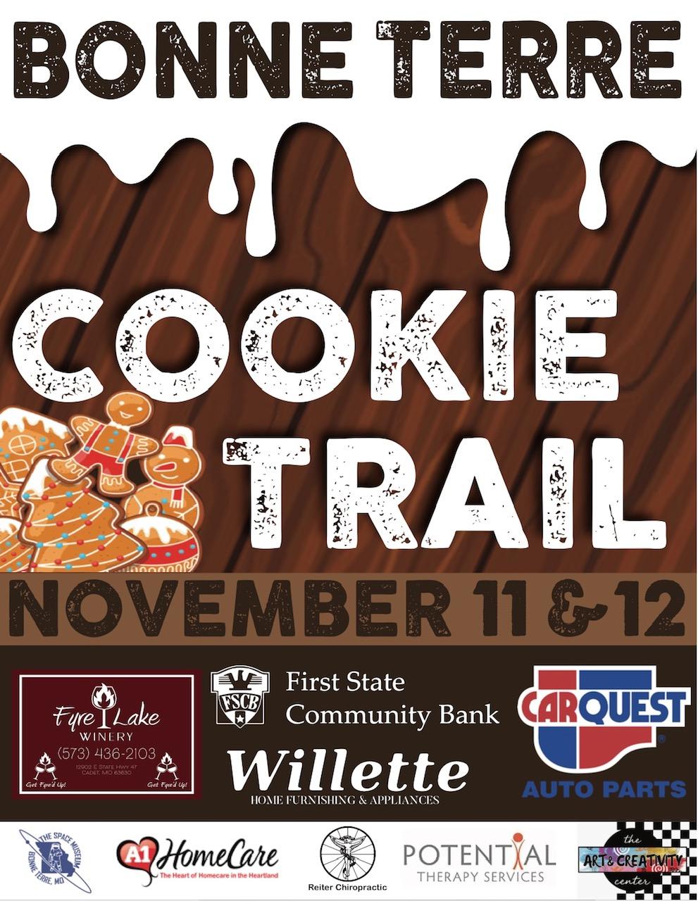 The Bonne Terre Cookie Trail Map