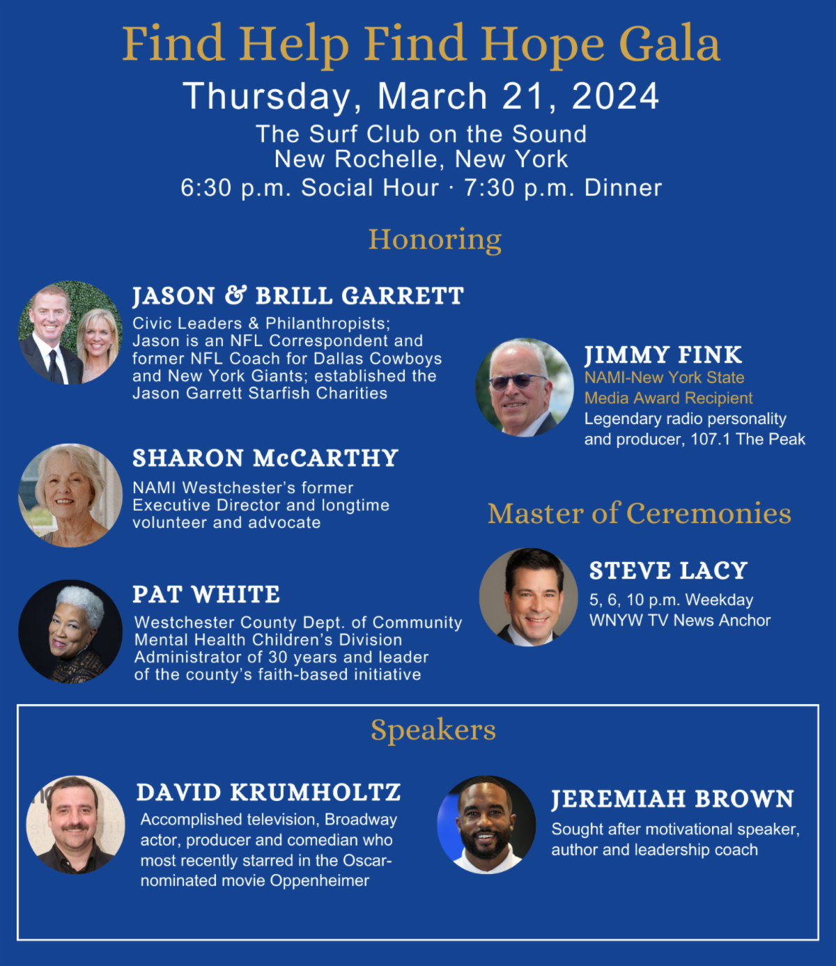 ANNOUNCEMENT: Special Guests at 40th Anniversary Gala