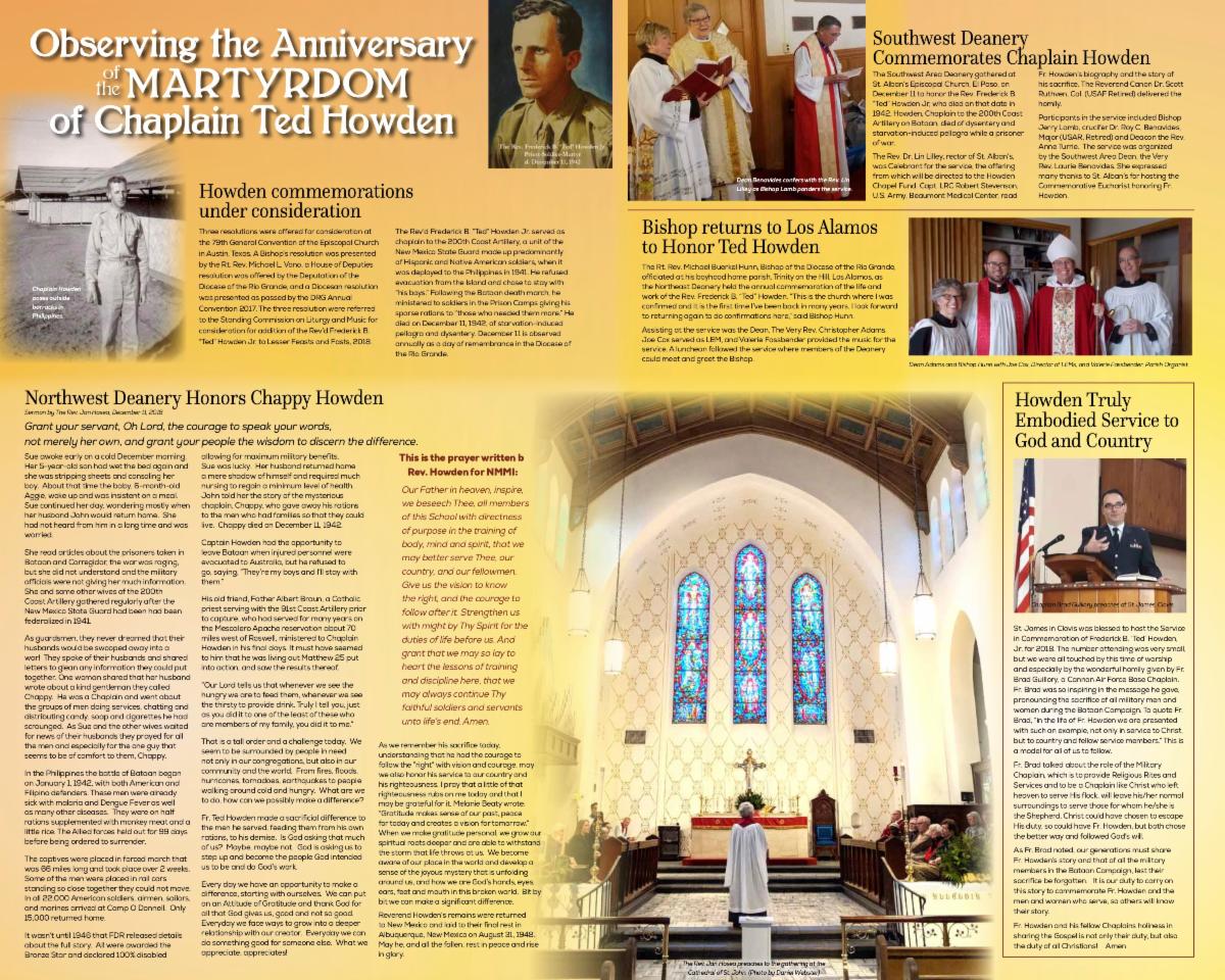 Celebrating our Veterans: Chaplain Ted Howden: Priest+Soldier+Martyr