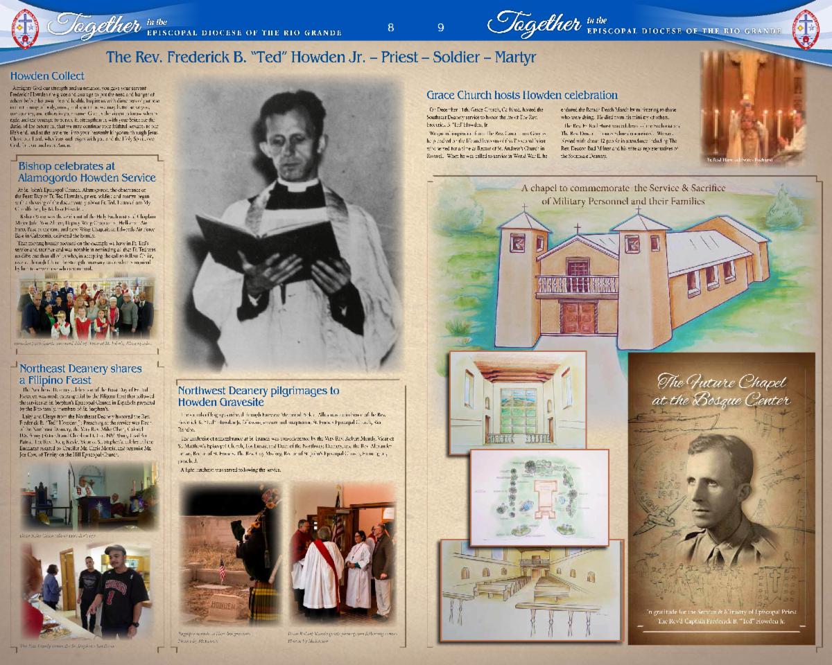 Celebrating our Veterans: Chaplain Ted Howden: Priest+Soldier+Martyr