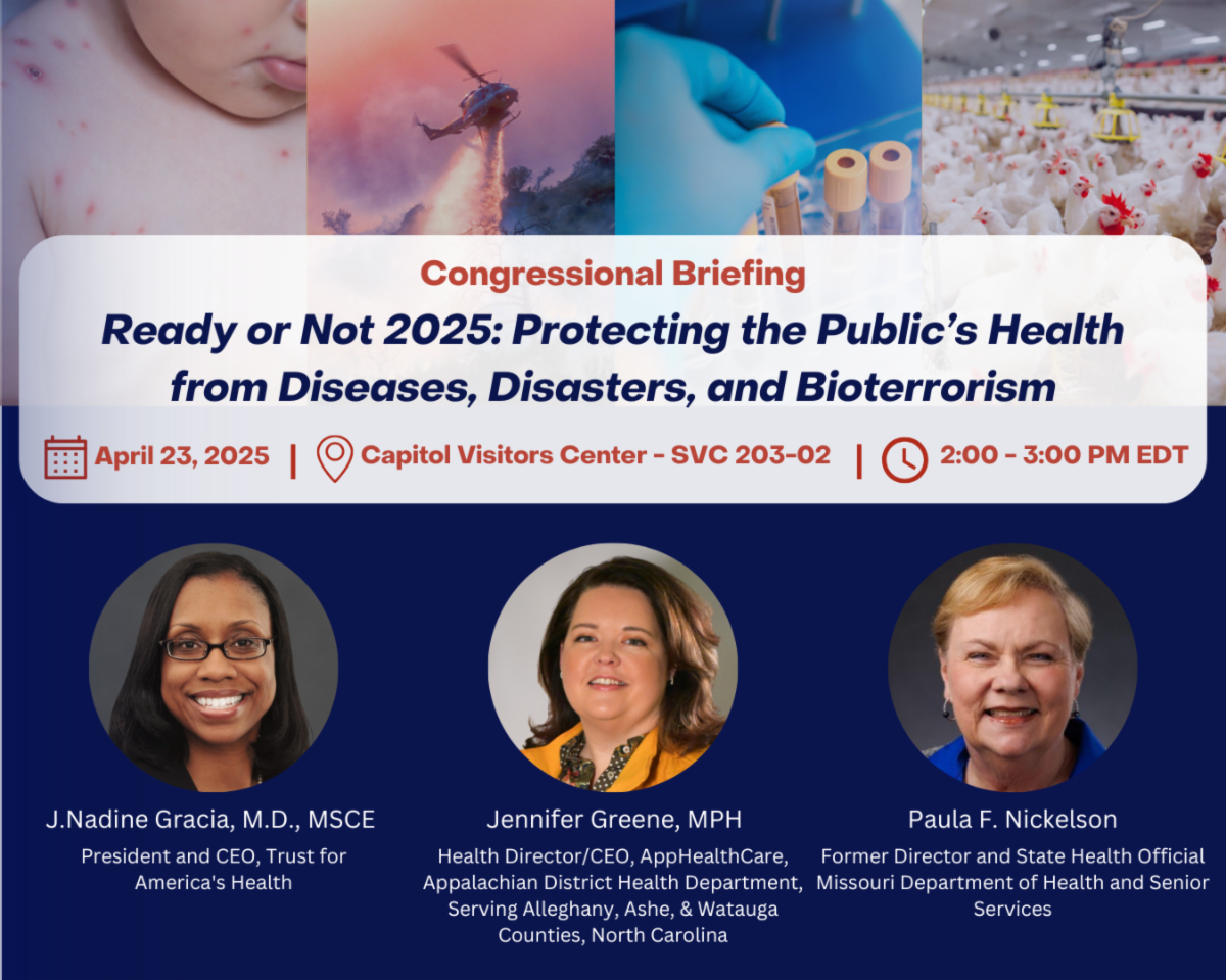 RSVP TODAY: TFAH’s Health Preparedness Congressional Briefing