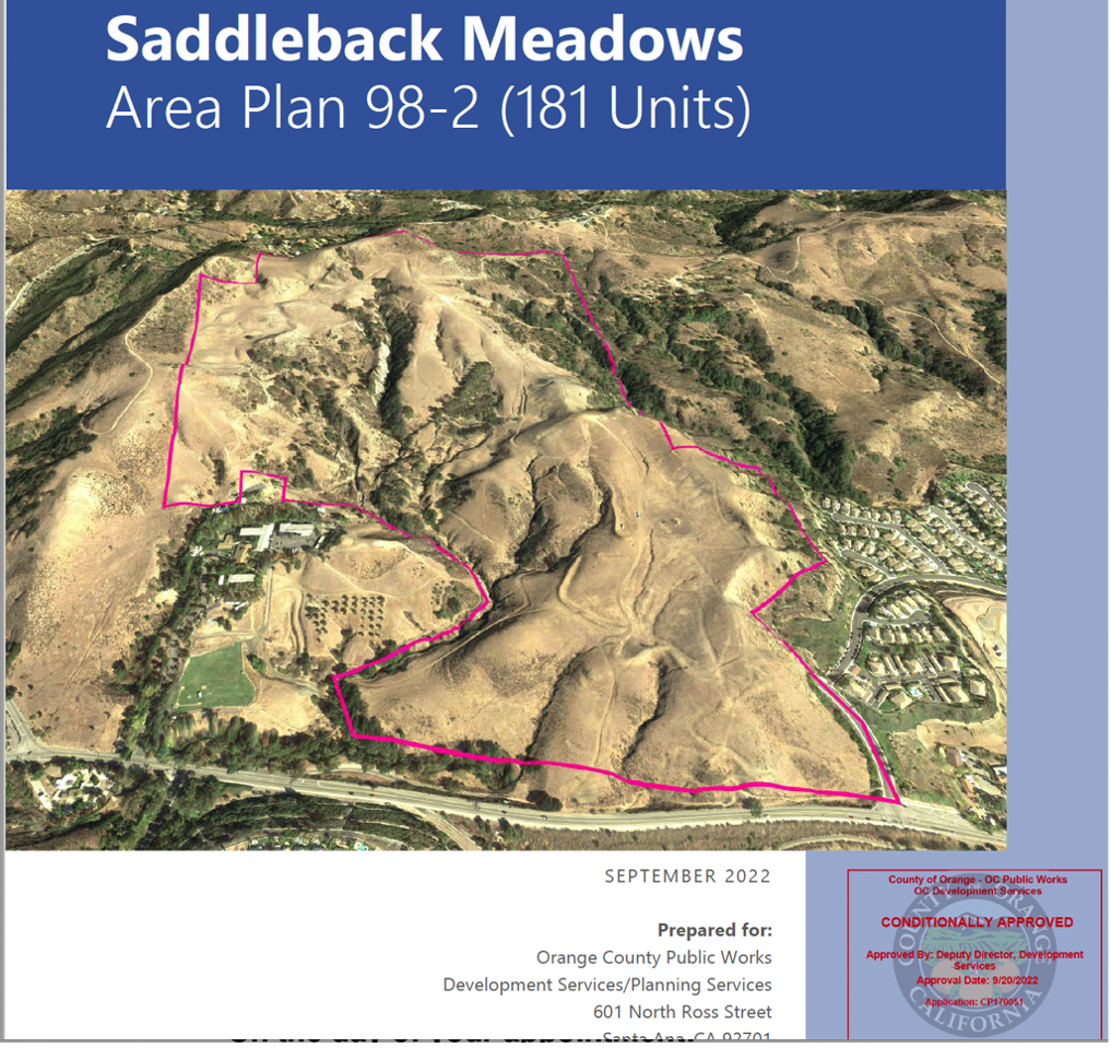 Saddleback Canyons Conservancy: IMPORTANT UPDATE - SADDLEBACK MEADOWS