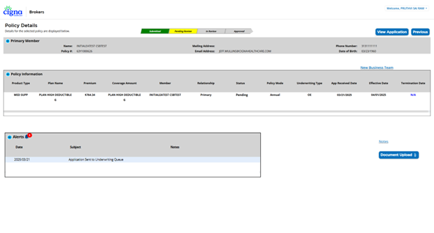 Upgrade alert: Faster and better application tracking on CignaForBrokers