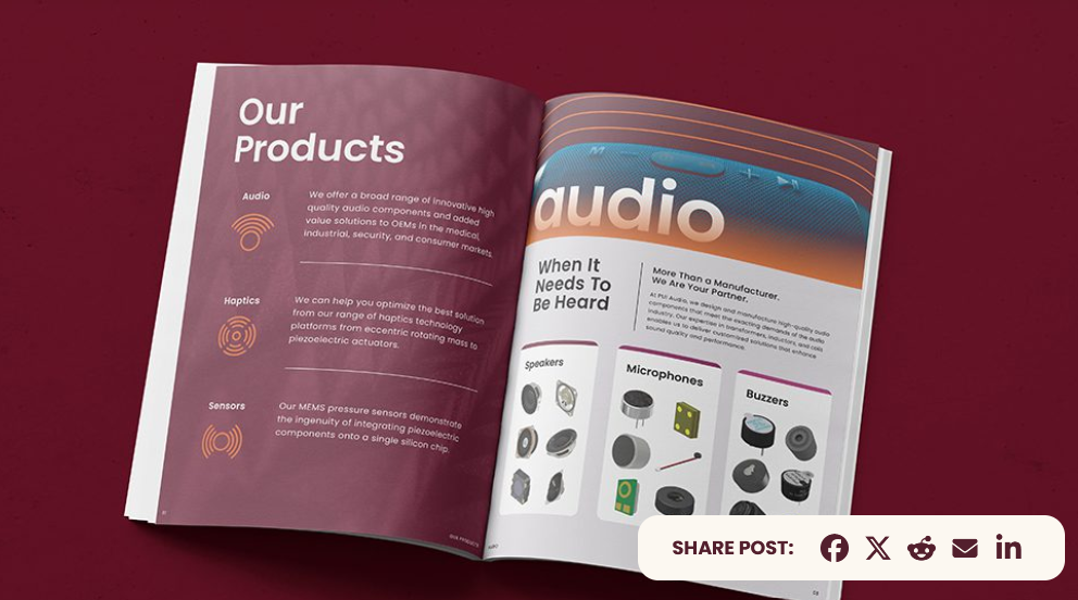 Now Available: PUI Audio’s Updated 2025 Line Card