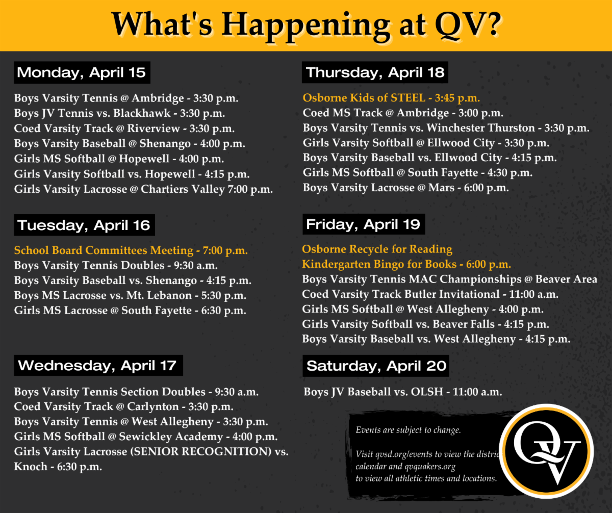 Quaker Valley News and Information