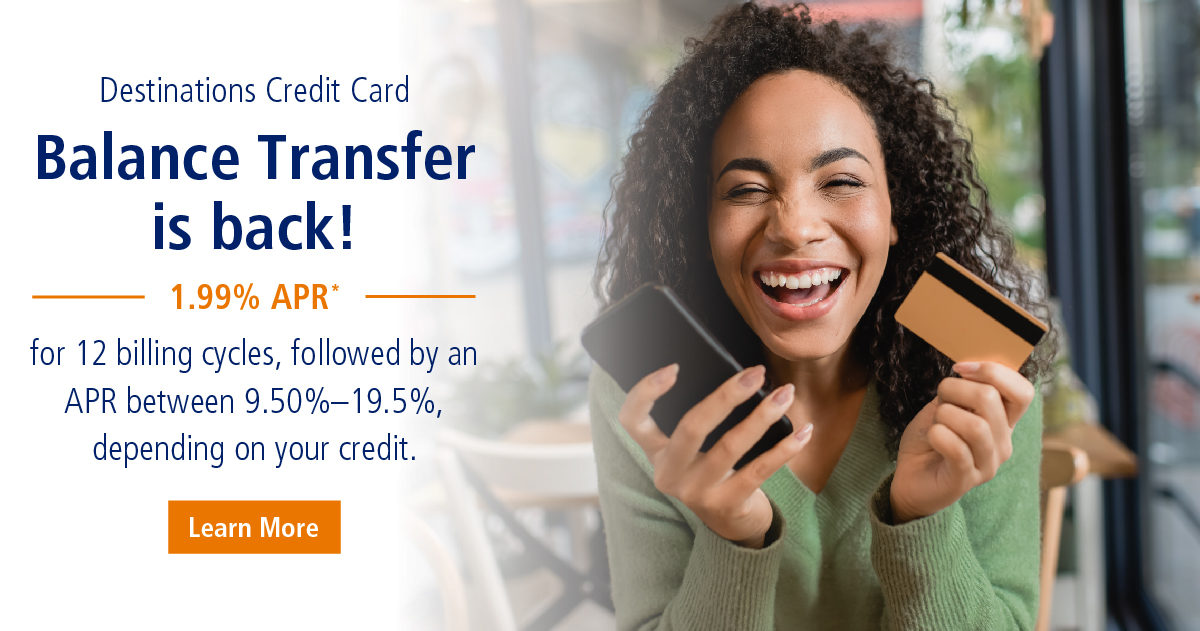 Save Big with a Destinations Mastercard.