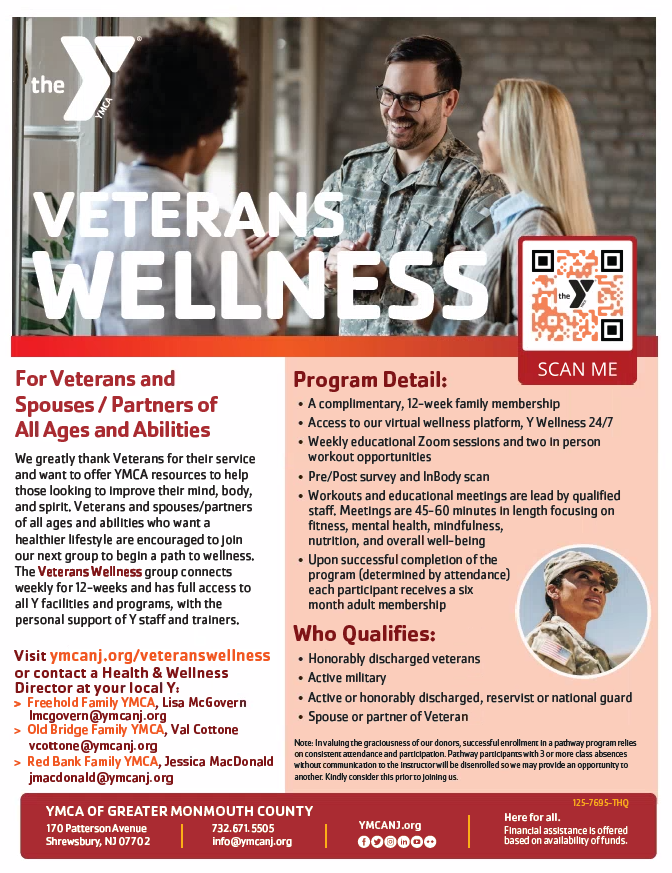 Reminder: Free 12-Week Veterans Wellness Program!