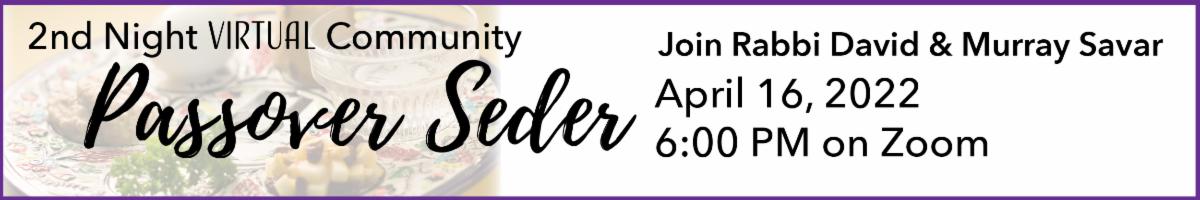 A Special Passover Message From Our Clergy
