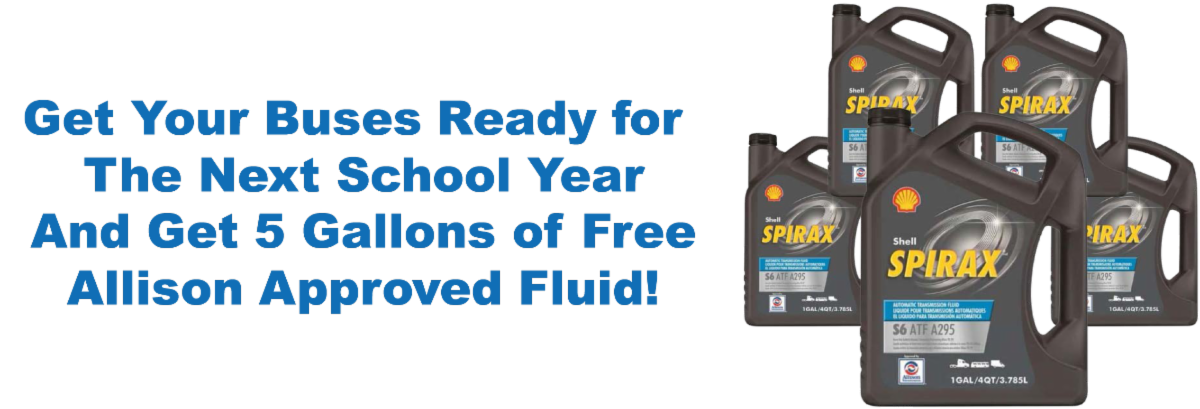 FREE 5 Gallons of Allison Approved Fluid!