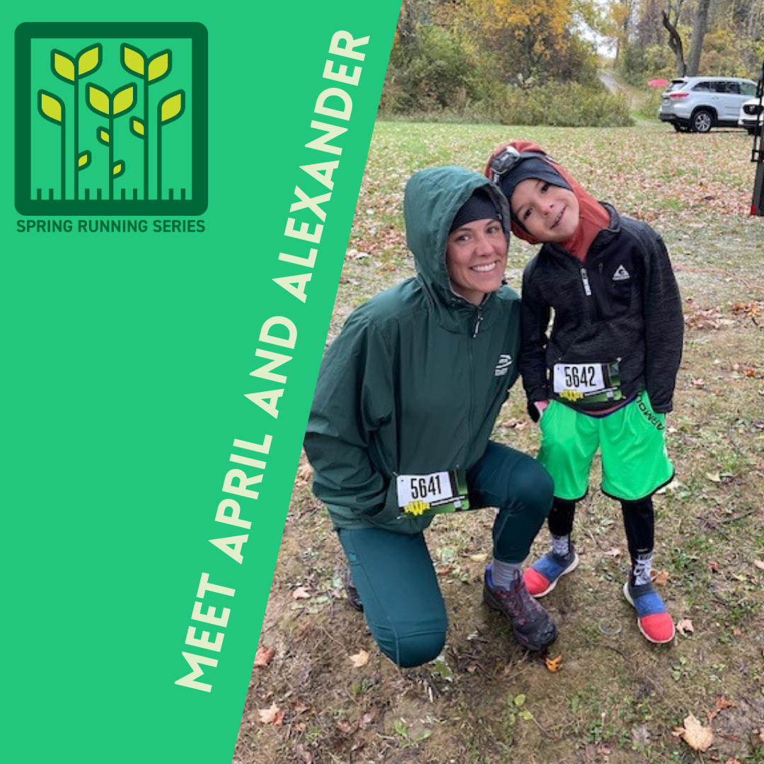 Meet April at the Spring Running Series. Book your stay at Sasquatch!