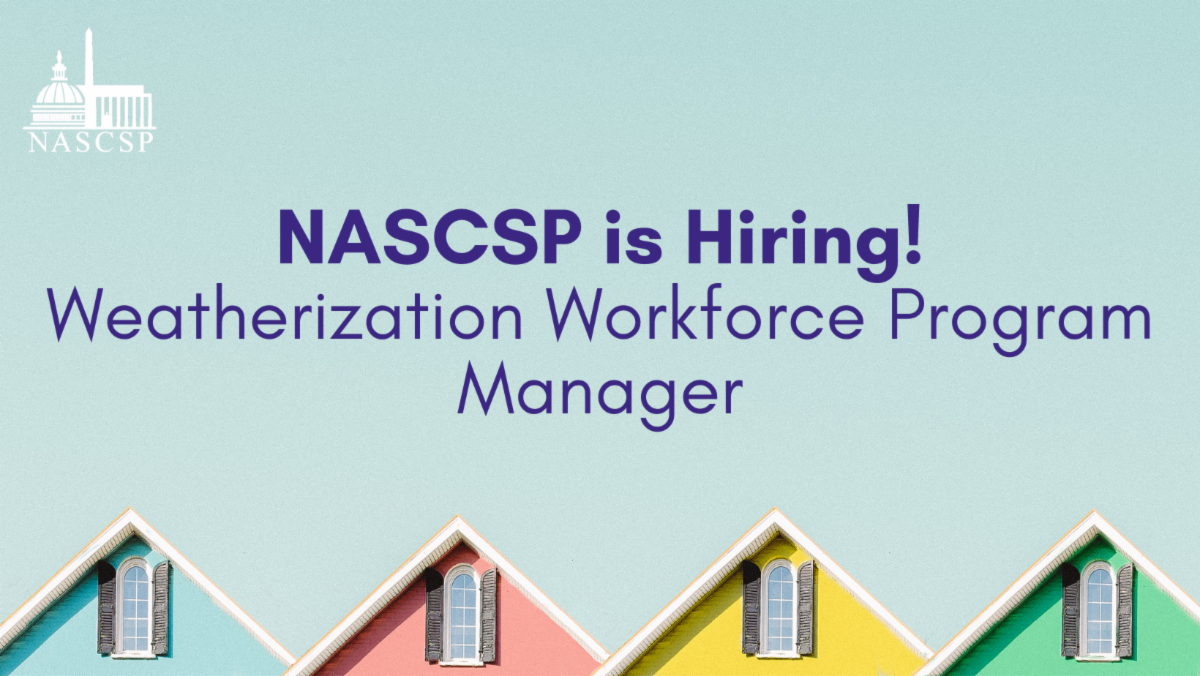 NASCSP is Hiring! WAP Program Manager