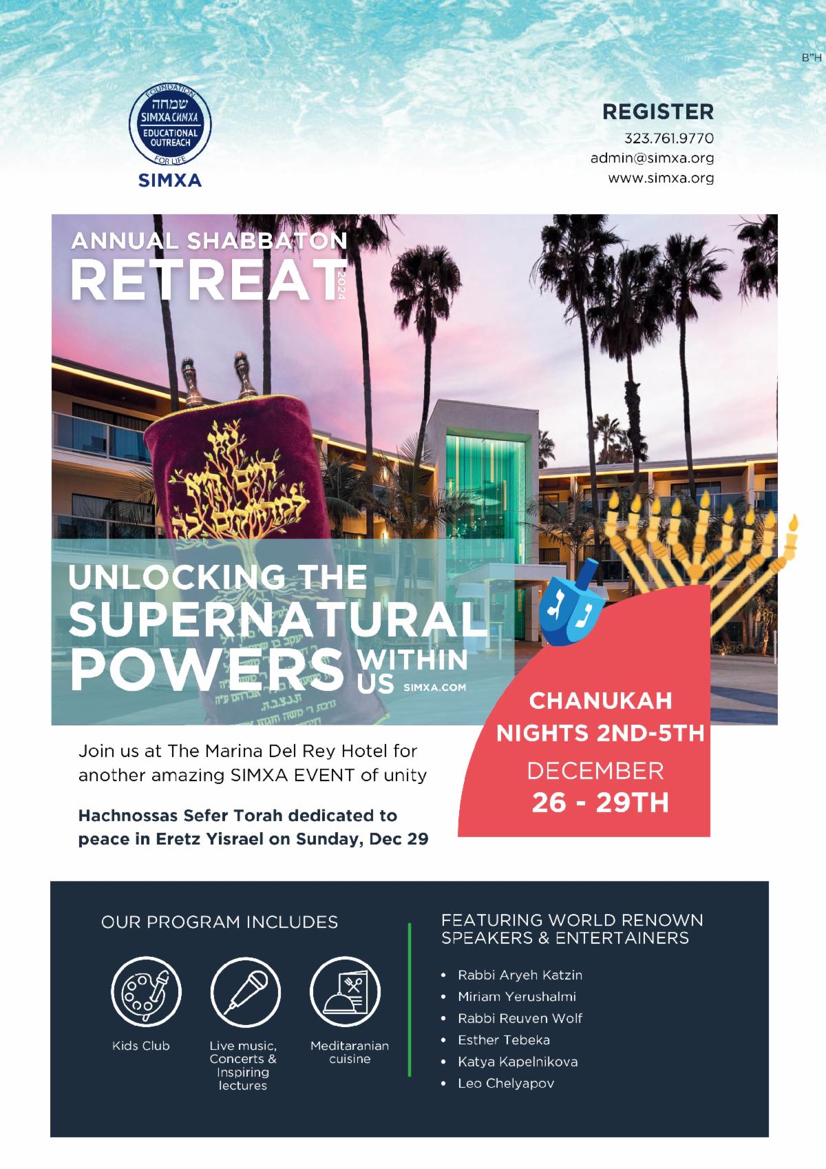 BDE, Mazal tovs, Winter & Passover, getaways, kosher news