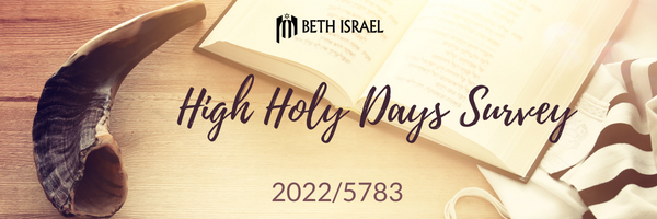 High Holy Days Survey 2022/5783