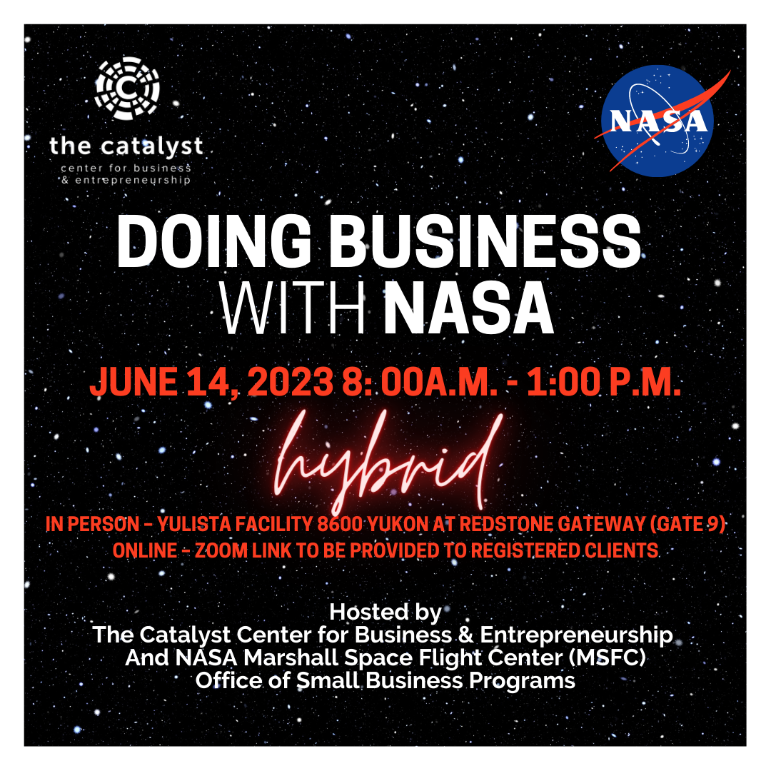 Doing Business with NASA event is this week!