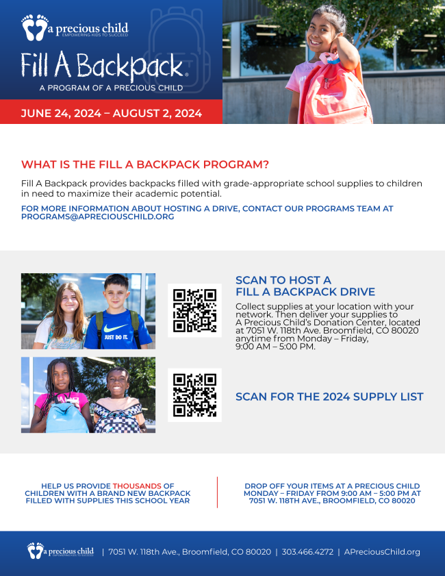 Your 2024 Fill A Backpack Drive Partner Tool Kit is here!