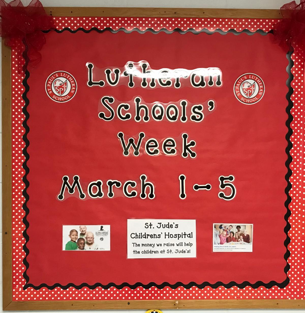 Lutheran Schools Week March 1st - 5th