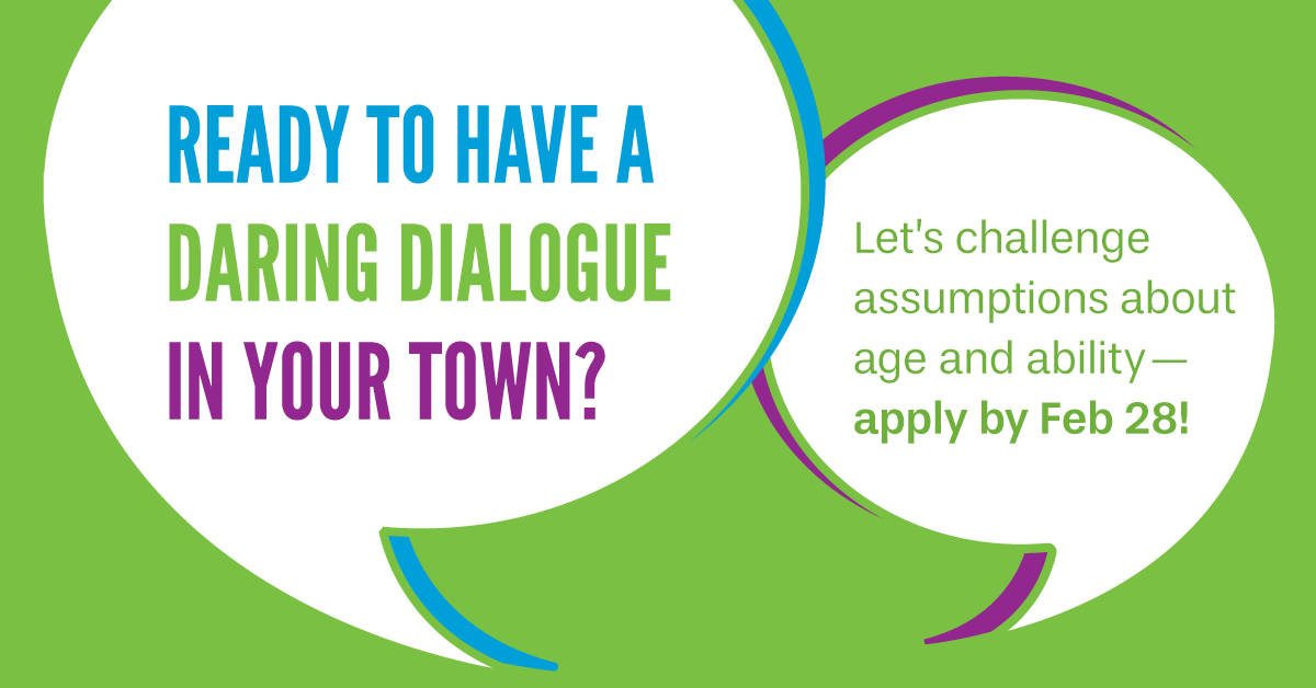 Apply now to bring a Daring Dialogue to your community