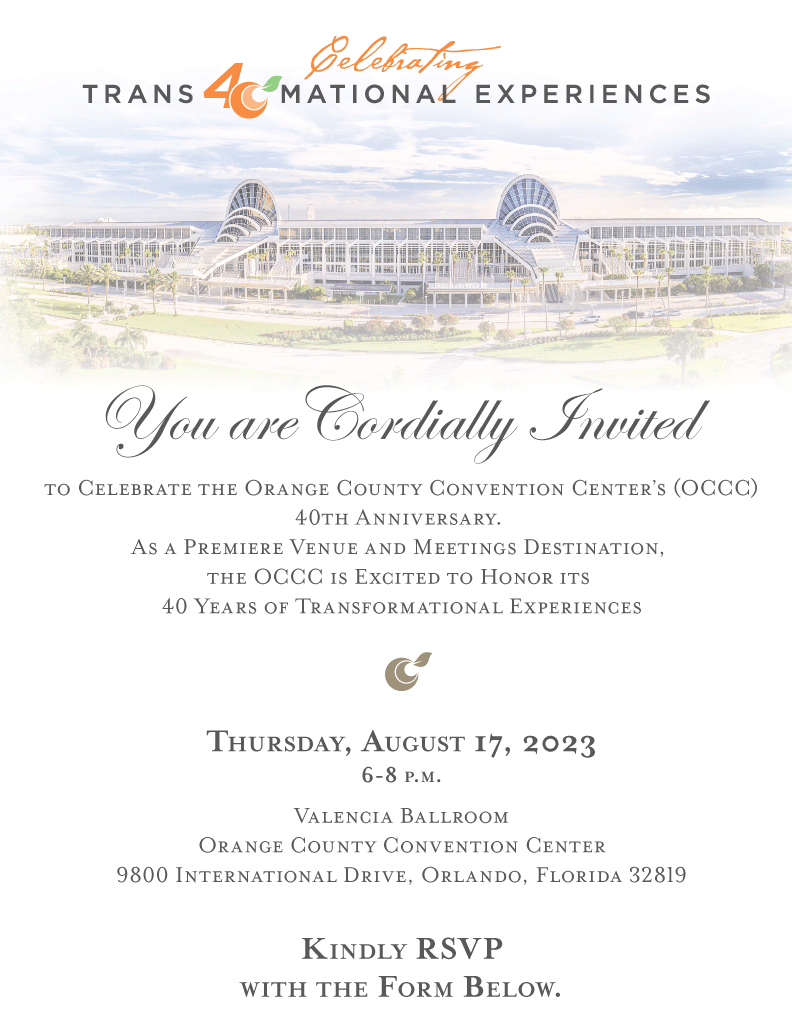 You are Cordially Invited to Celebrate OCCC's 40th Anniversary
