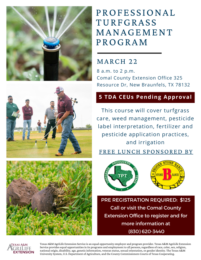 Texas A&M AgriLife Extension Service, MARCH 2024 Newsletter, Corrected