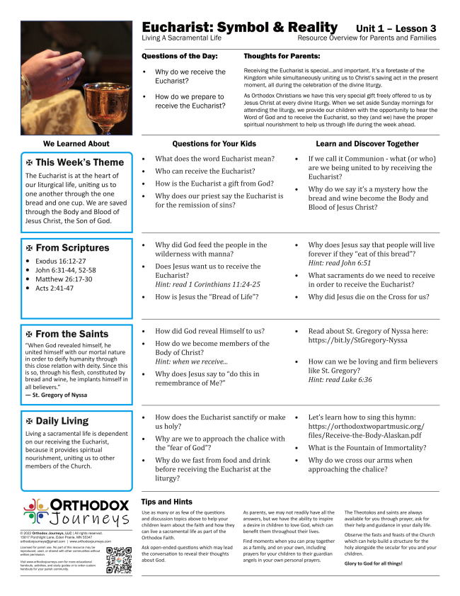 St. Nicholas Bulletin - October 30, 2022 - Twentieth Sunday after Pentecost