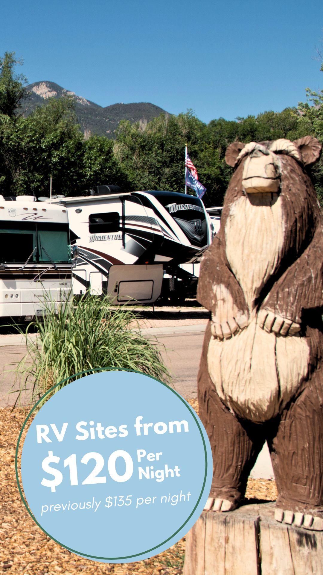 🏕️ Only 10 RV Sites left for Memorial Day Weekend at Garden of the Gods ...