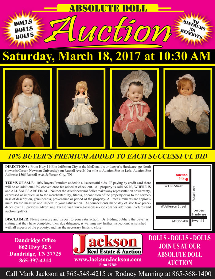Absolute DOLL Auction!