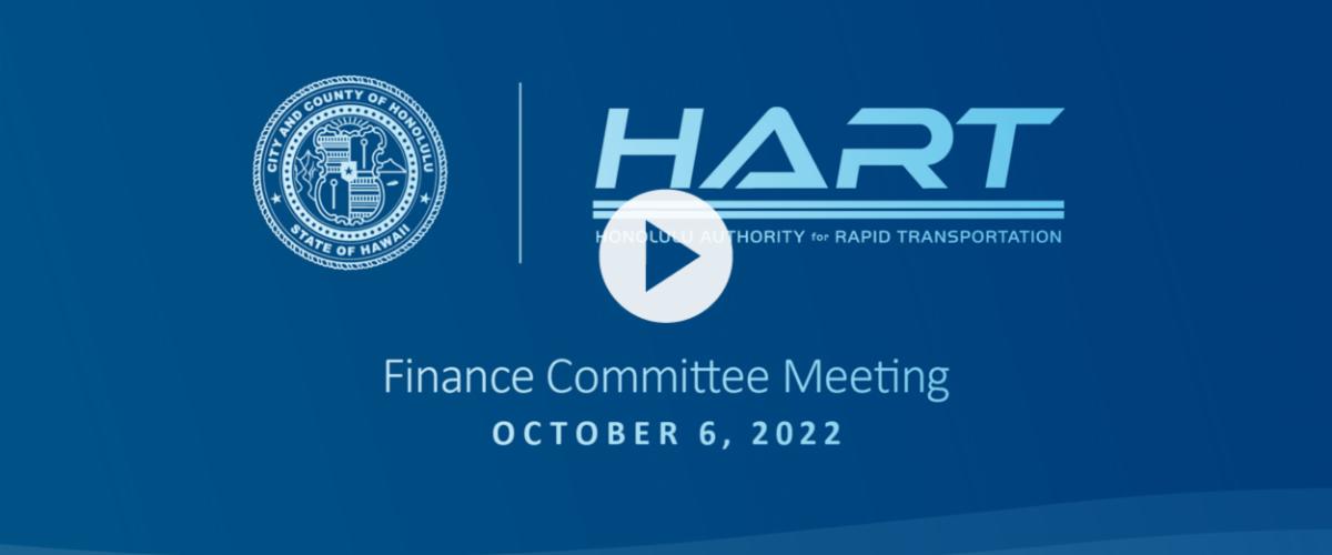 HART Rail Project Update - October 10, 2022