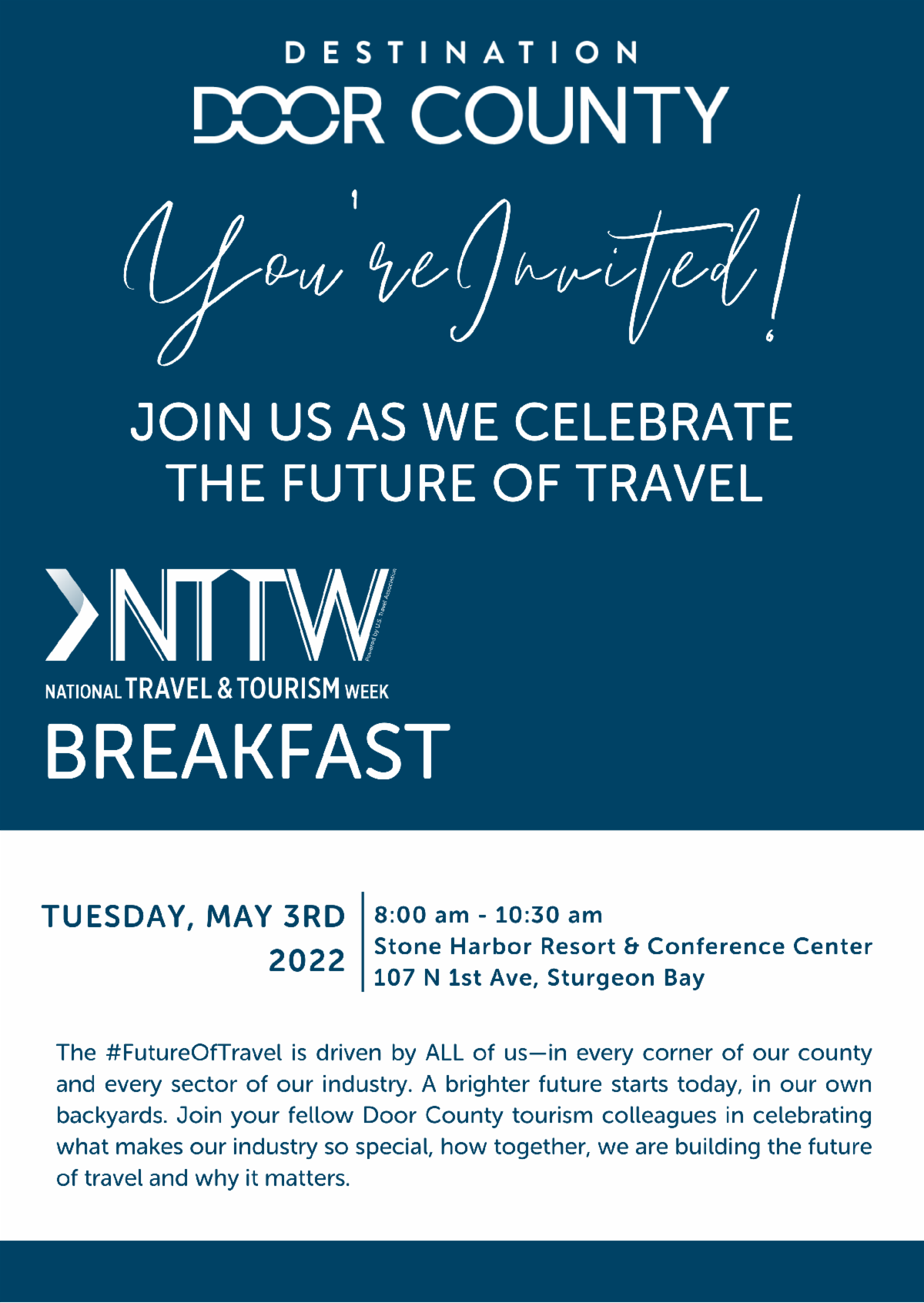 Your Invited! | National Travel & Tourism Week Breakfast