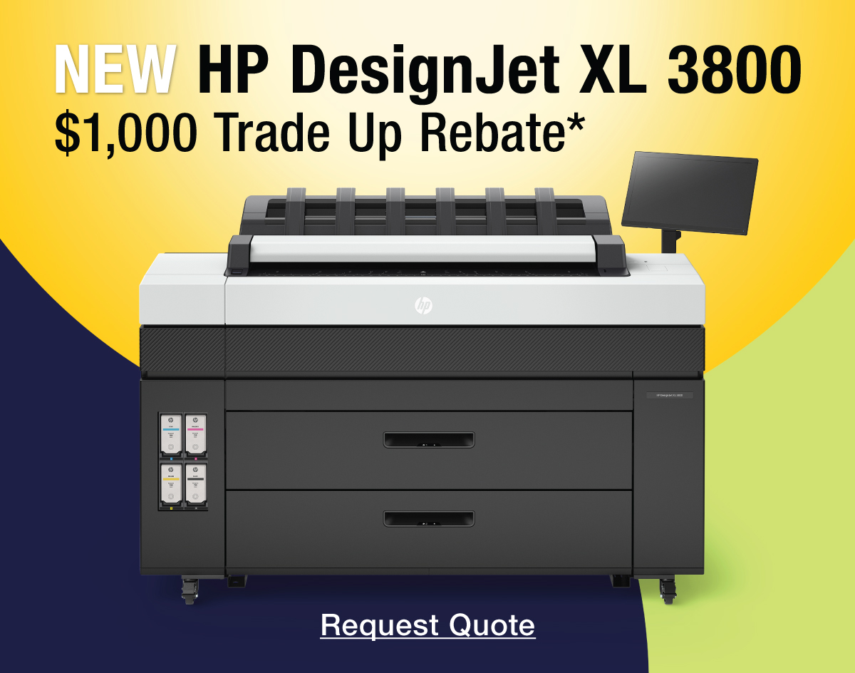 Introducing the NEW HP DesignJet XL 3800 36-inch Multifunction Printer
