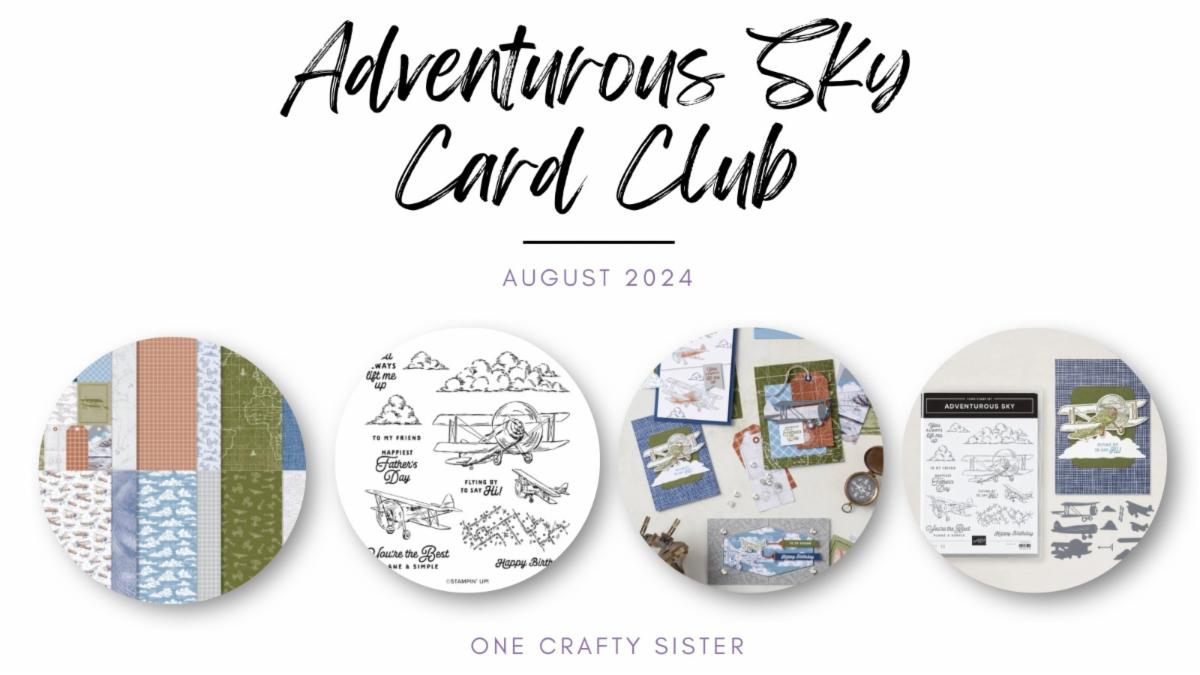 August Card Club - Adventurous Sky