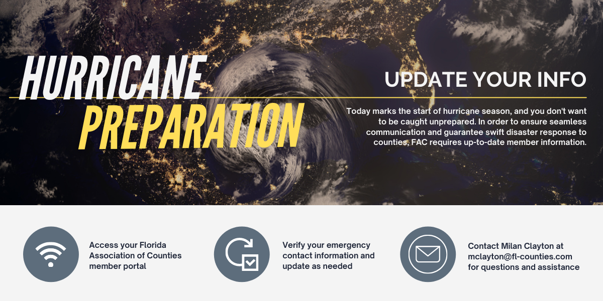 Hurricane Season is Here - Update Your Contact Information