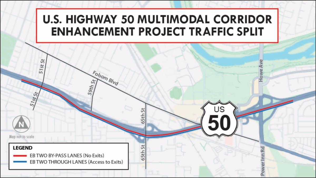 TRAFFIC ALERT: Updated Schedule for Traffic Shift on Eastbound US 50 in ...