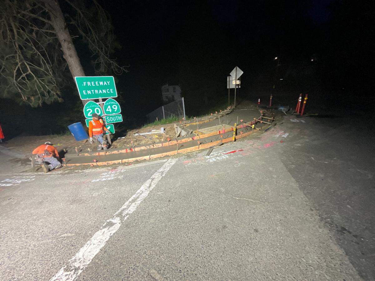CALTRANS TRAFFIC ALERT: Ramp Closures Continue Along State Routes 20/49