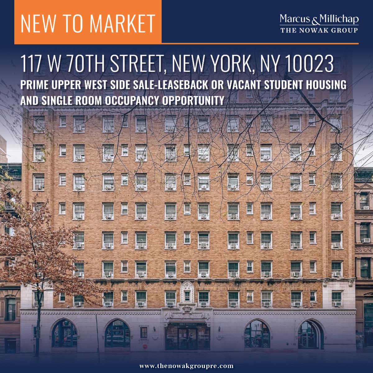Upper West Side 7% Cap 30 Yr NNN Leaseback