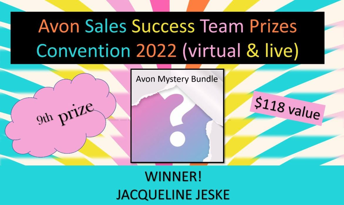 Avon - Team Photos, Recipes and Secret Reveal in August Team Newsletter