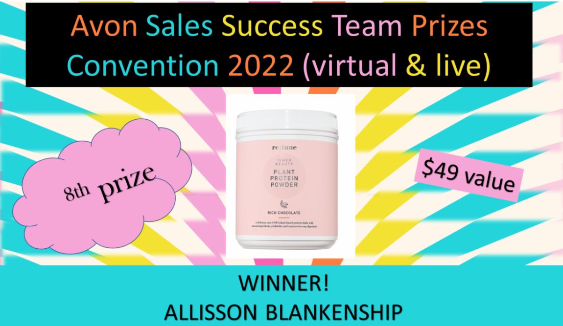 Avon - Team Photos, Recipes and Secret Reveal in August Team Newsletter