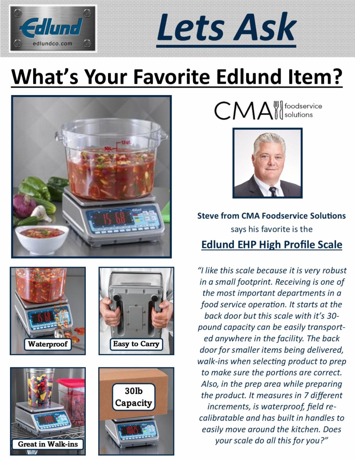 The latest from Edlund