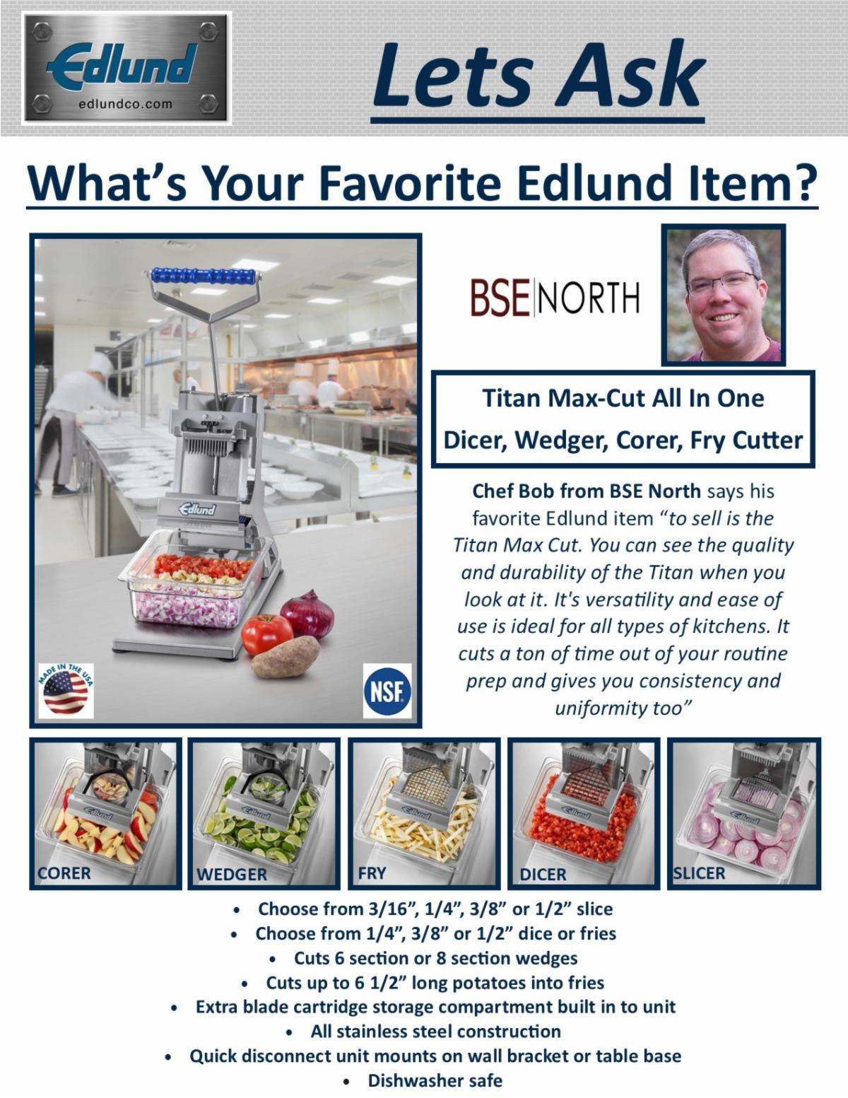 The latest from Edlund