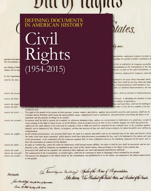 Focus on the Evolution of Civil Rights in America with this Vital New ...