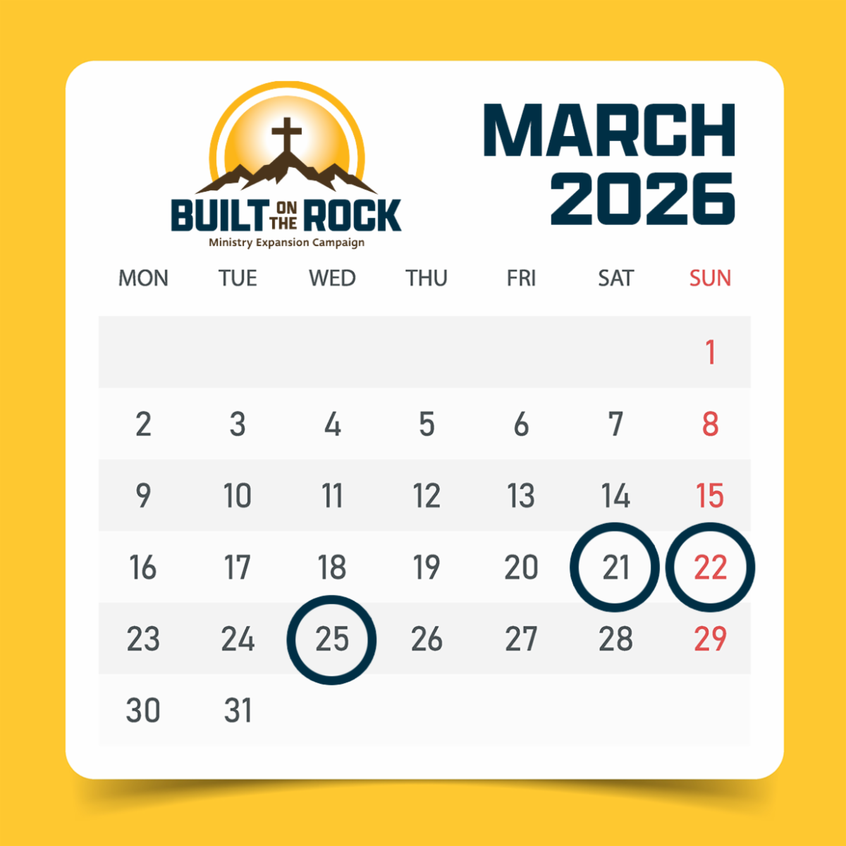 Built on the Rock Newsletter 2nd Edition