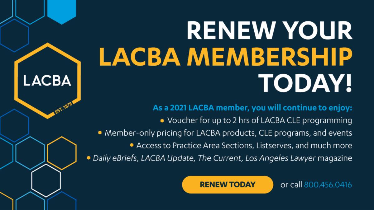 Update March 2021 - See What's Happening At LACBA Right Now
