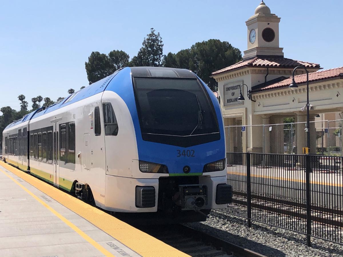 Redlands Passenger Rail Project/Arrow Train Testing Update June 2022