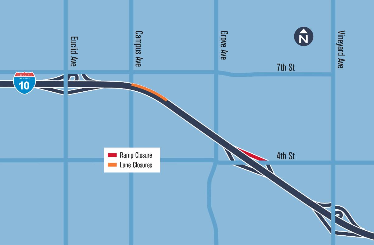 I-10 Express Lanes Construction Alert - Week of December 5