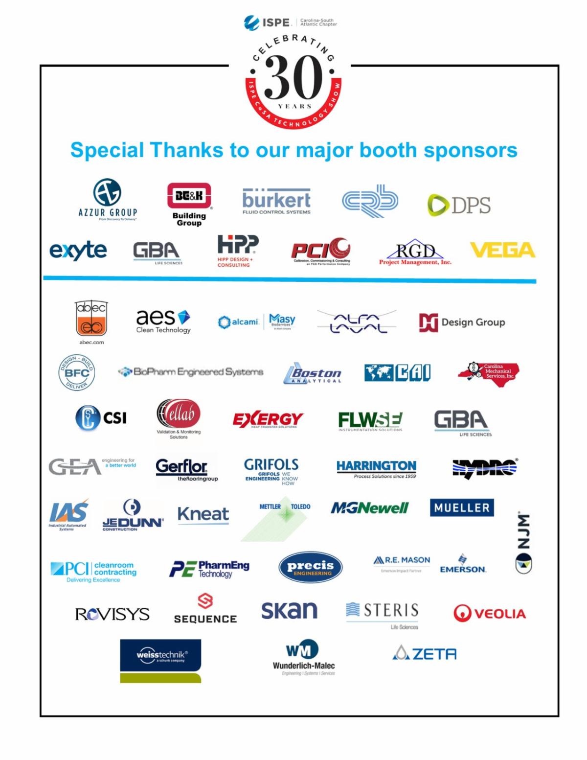 ISPE-CaSA Weekly Update: Celebrate Our Tech Show's 30th Anniversary ...