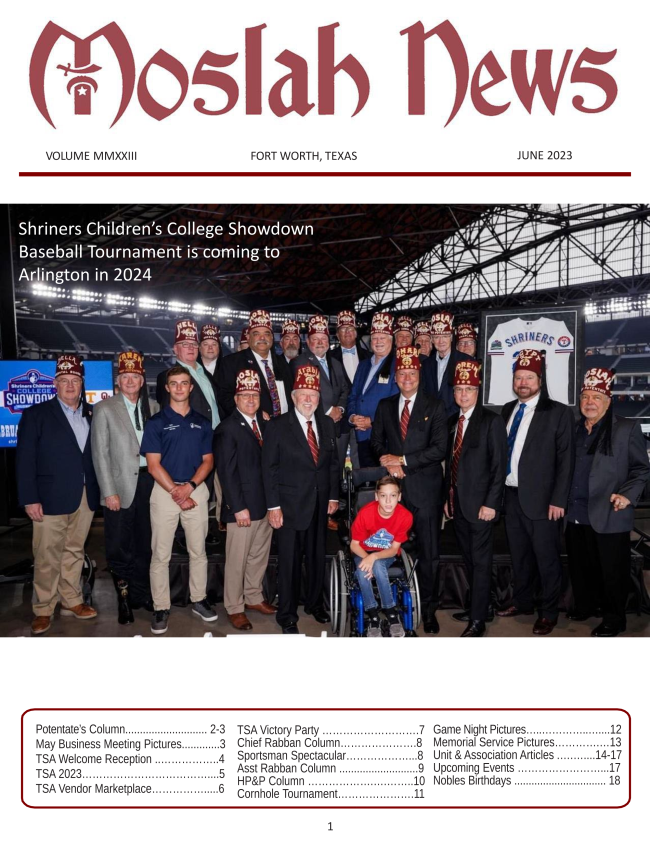 Moslah June 2023 Newsletter is Here!